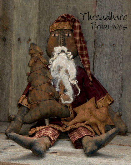 DIY PATTERN Americana Santa for Christmas by Cheswickcompany - Etsy ...